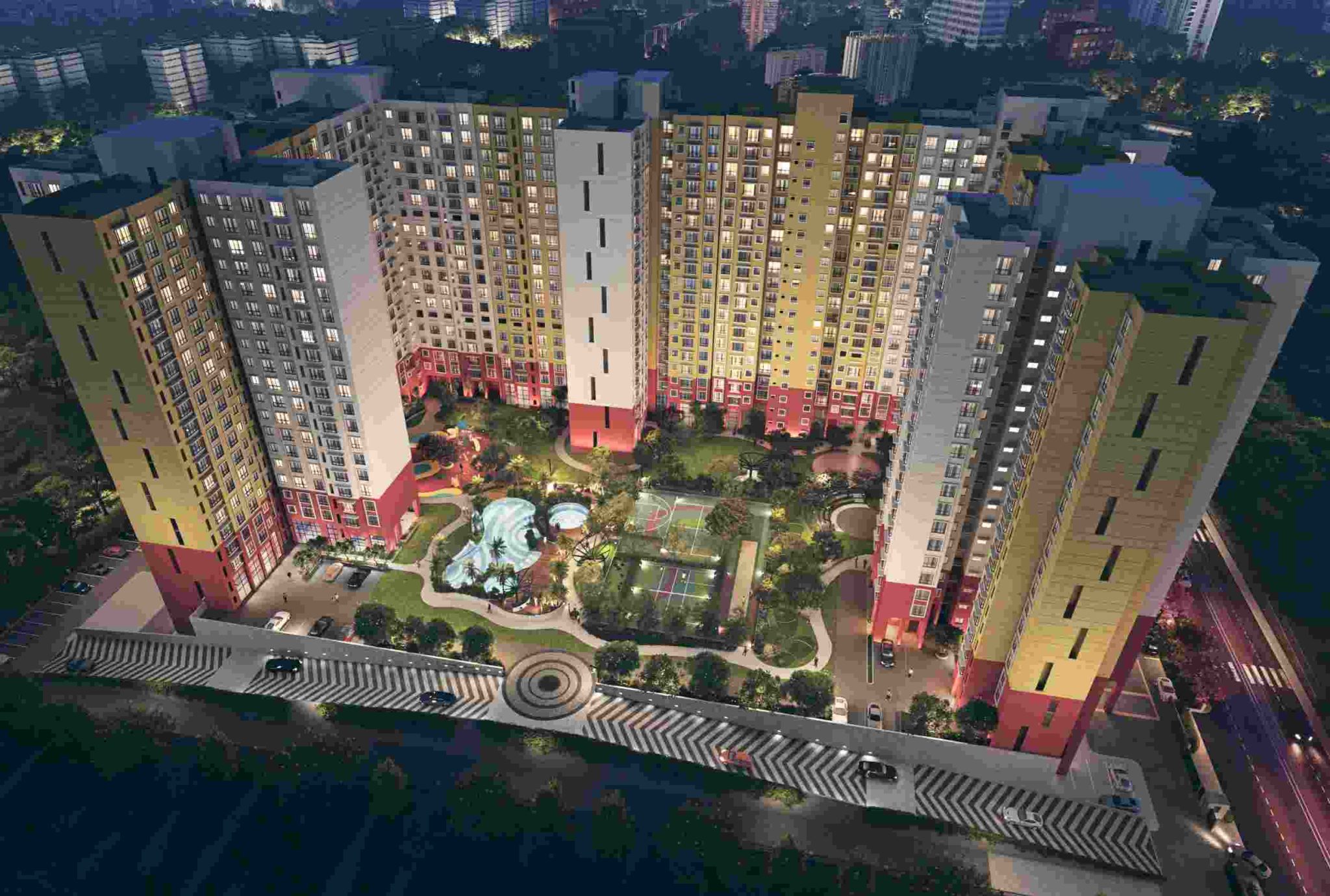 Check [ Hubtown Rising City ] Address of 2, 2.5 bhk & 3 bhk